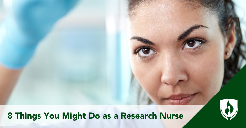 8 Things You Might Do as a Research Nurse